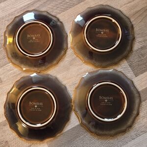 Bombay | Kitchen | Bombay Dinnerware Brown Gray Set Of 5 Cake Plate 4 ...